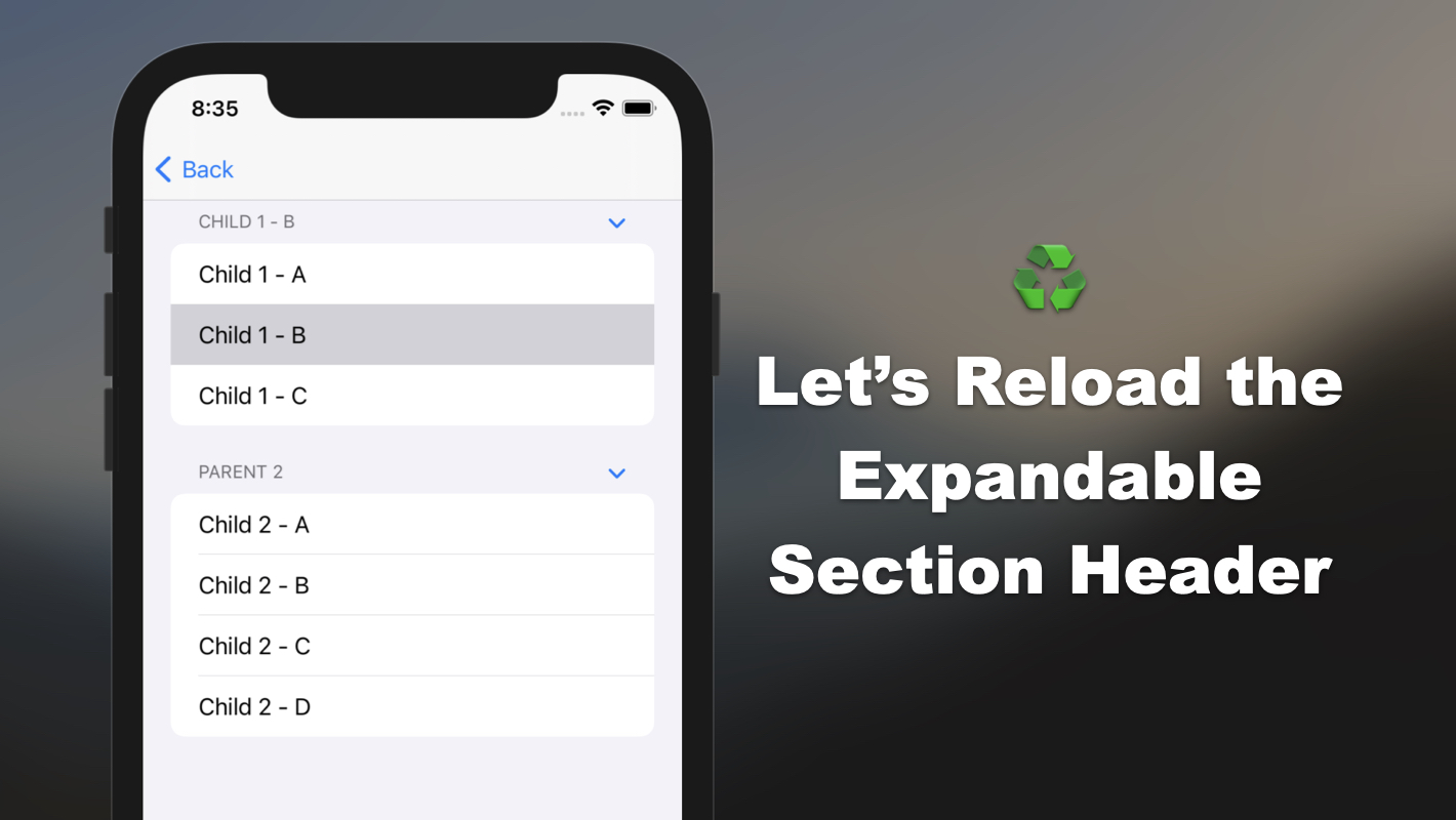 How To Reload The Diffable Section Header Swift Senpai